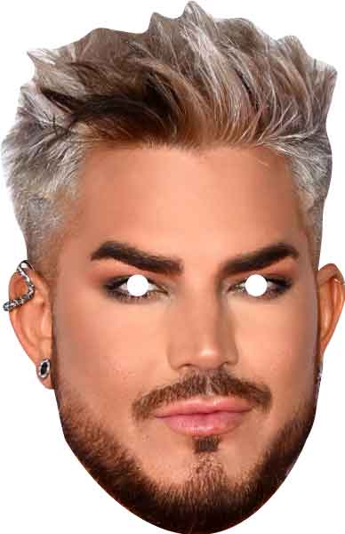 Adam Lambert 212 Celebrity Mask | LifesizeCutouts