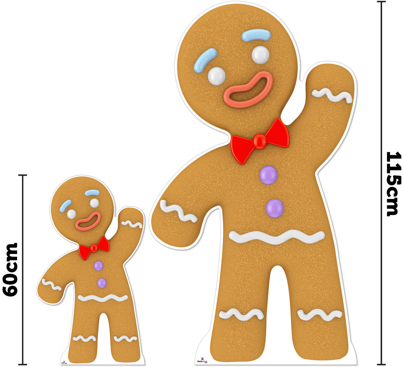 Gingerbread Man 250 Cardboard Cutout – LifesizeCutouts