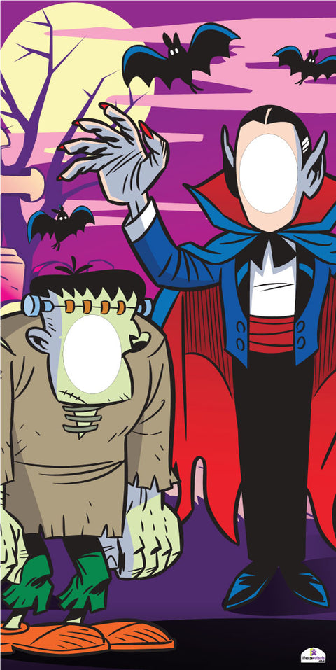 Halloween Theme Standin Cardboard Cutout 190cms x 115cms approx ...