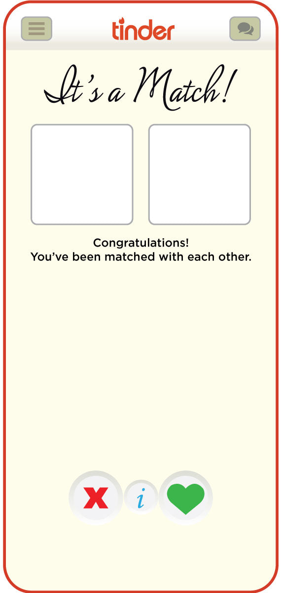 Tinder Selfie Frame - Shop Fun Tinder Frames for Selfies – LifesizeCutouts