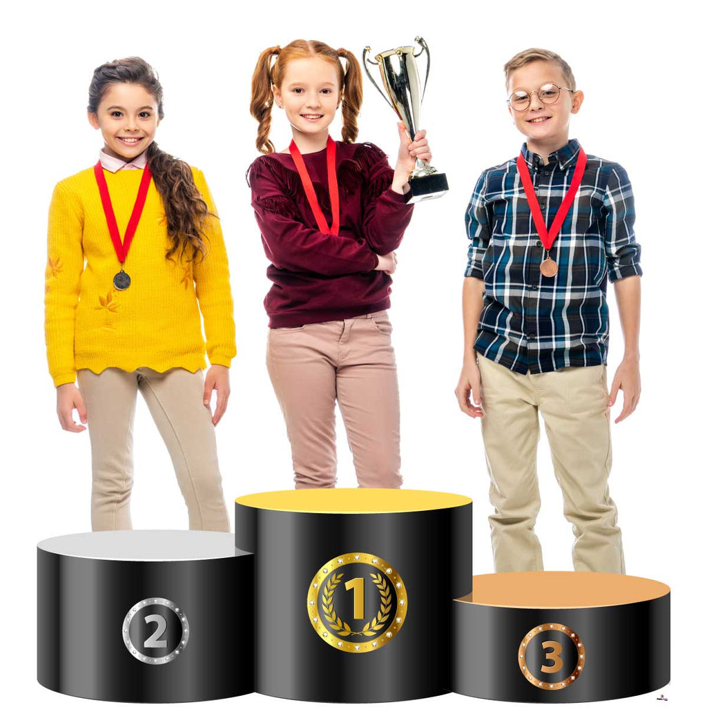Winners Podium 301 Cardboard Cutout | LifesizeCutouts