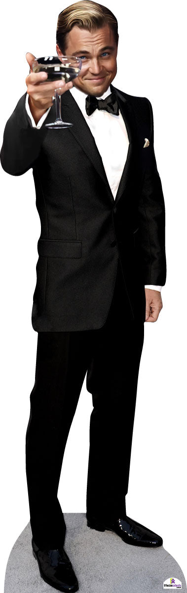 Leonardo DiCaprio with Champagne 235 Celebrity Cutout | LifesizeCutouts
