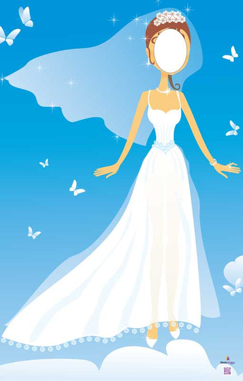 Beautiful Bride Cardboard Cutout Standin | LifesizeCutouts