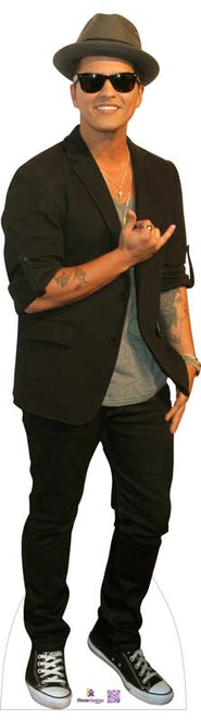 Bruno Mars Cardboard Cutout - Shop Lifesize Cutouts of Bruno Mars ...