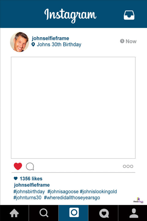 Selfie Frame - - 90cm x 60cm - * Free Shipping | LifesizeCutouts