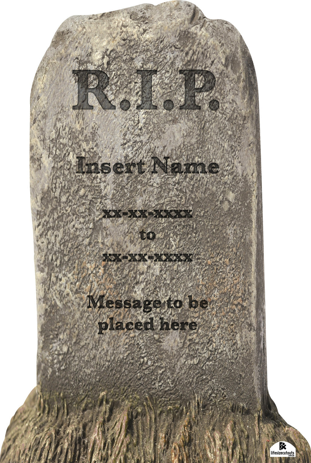 Custom Tombstone 216 Cardboard Cutout | LifesizeCutouts